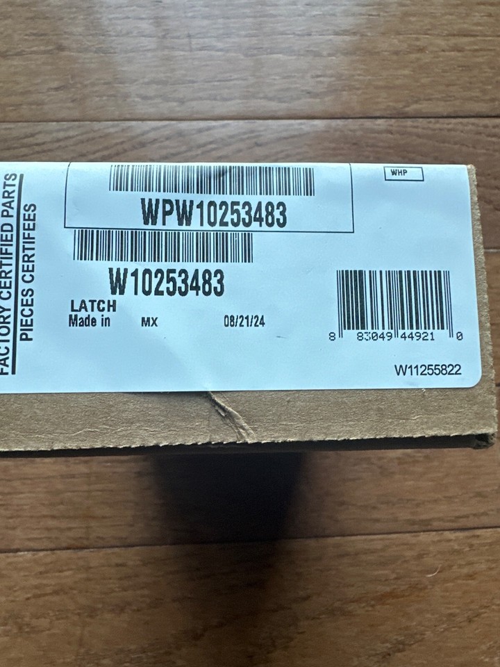 Whirlpool WPW10253483 Genuine OEM Door Lock Switch Fits: W10253483 ...