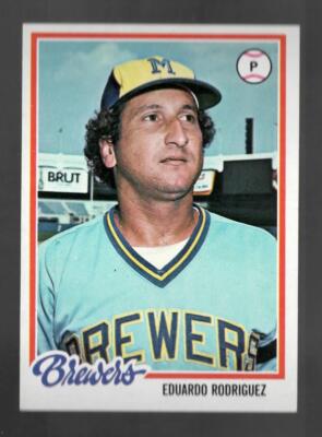 1978 Topps Eduardo Rodriguez Milwaukee Brewers #623 Near Mint or Better ...