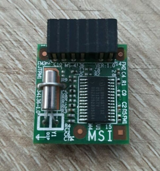 MSI Ms-4136 TPM 1.0 Module Infineon Chip online kaufen | eBay