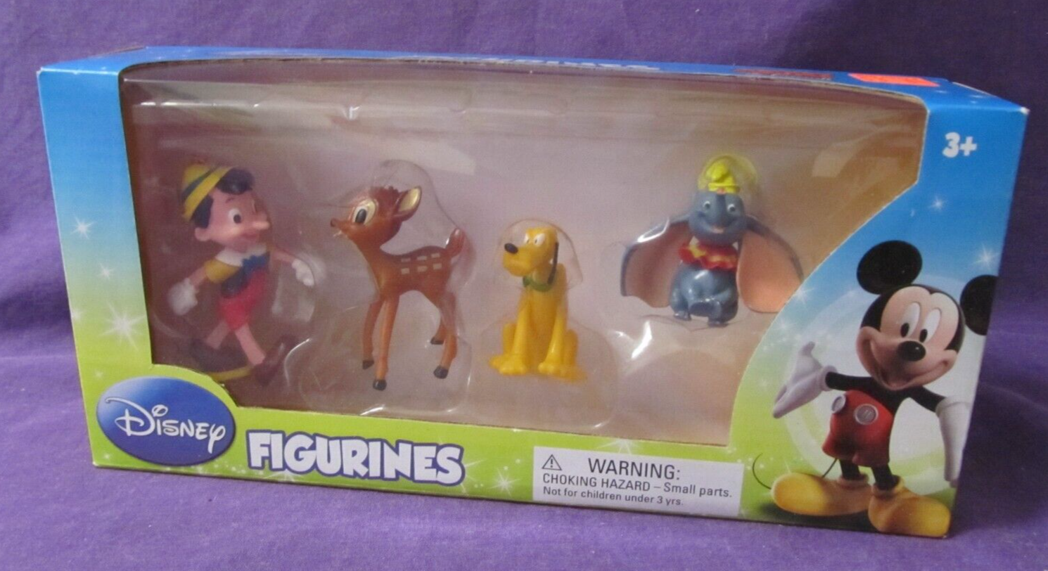 Disney Dumbo Bambi Pluto Pinocchio Collectible Figure Set of 4 | eBay