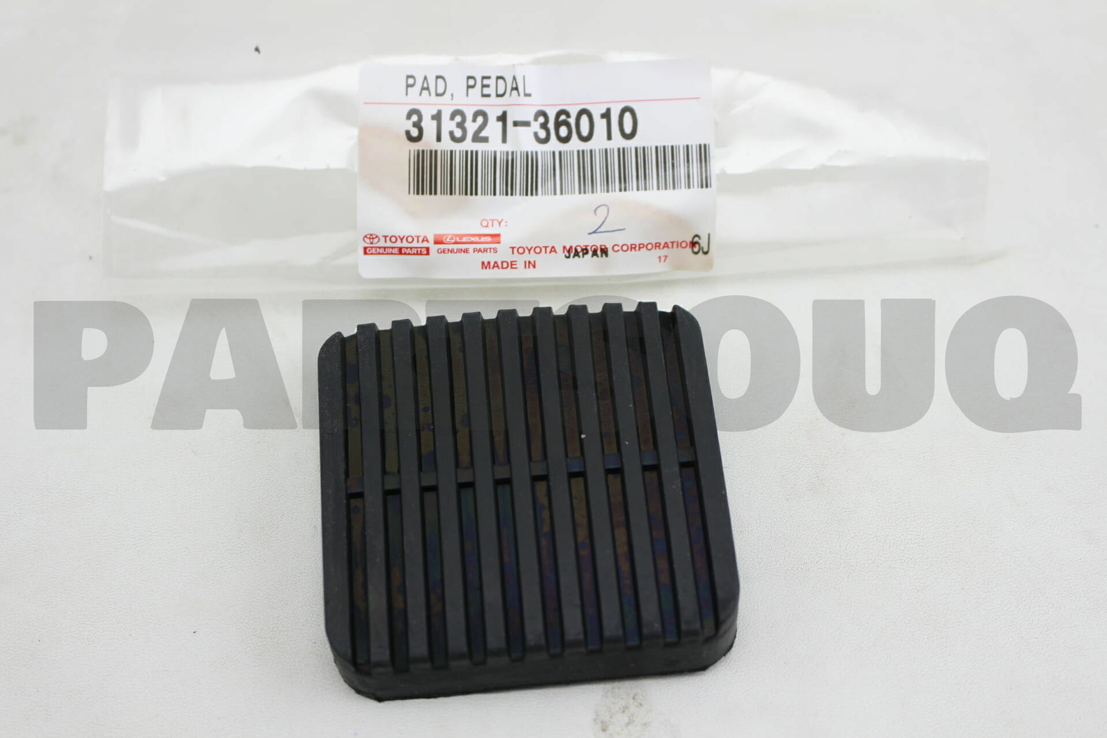 3132136010 Genuine Toyota PAD, BRAKE PEDAL 31321-36010 | eBay