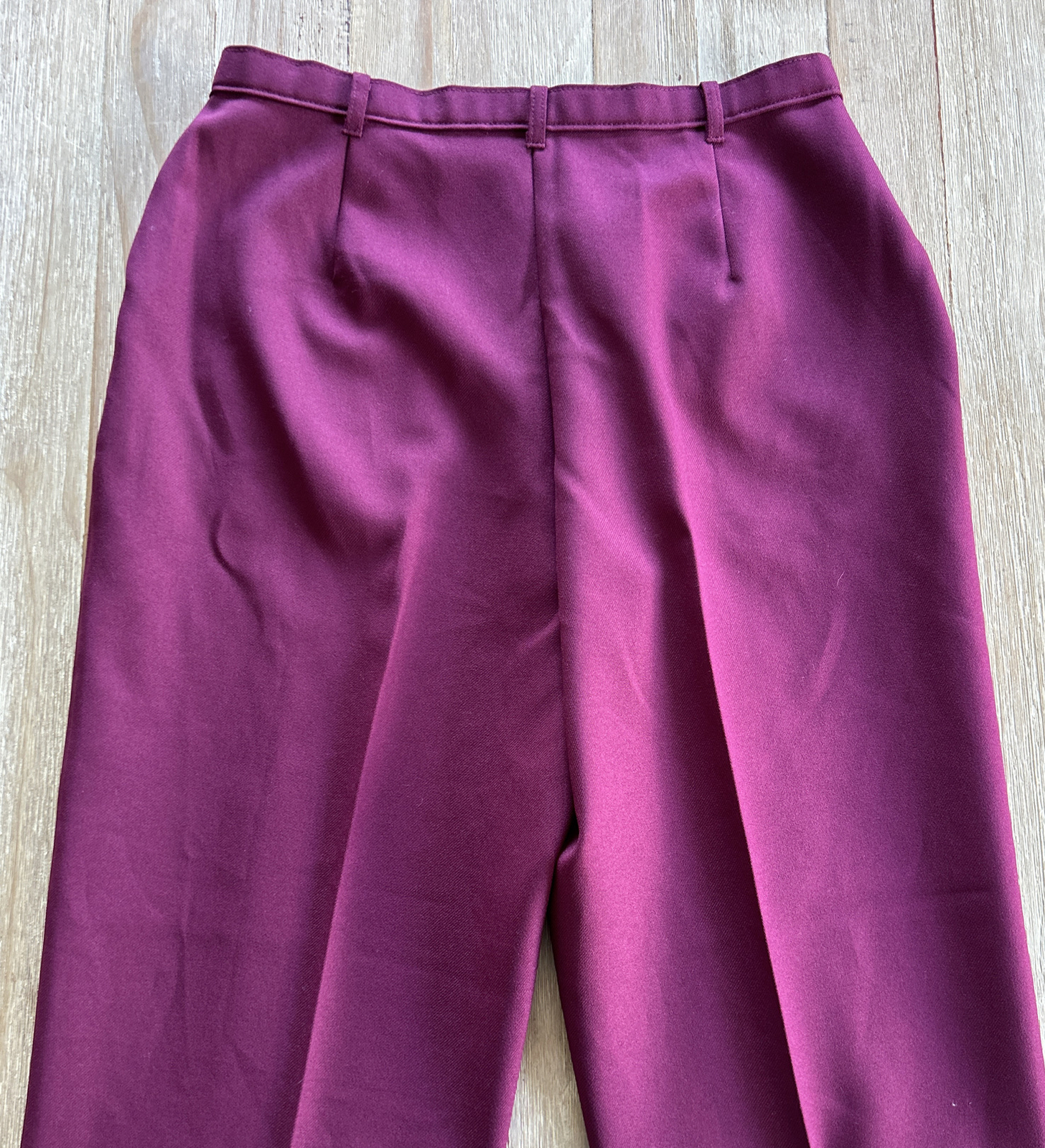 80s Levi’s Bend Over Slacks Burgundy Vintage Size 18W… - Gem