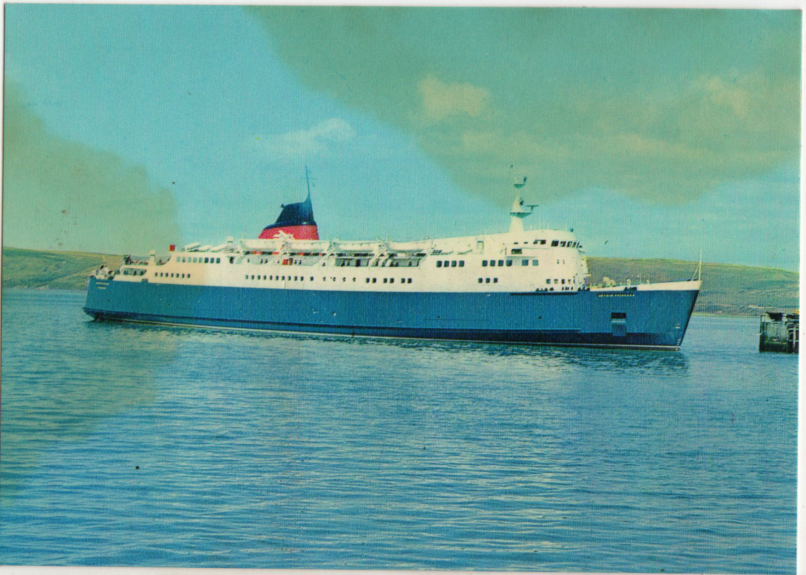 OLD POSTCARD - MV Antrim Princess - Supercolour Series - AC984 | eBay UK