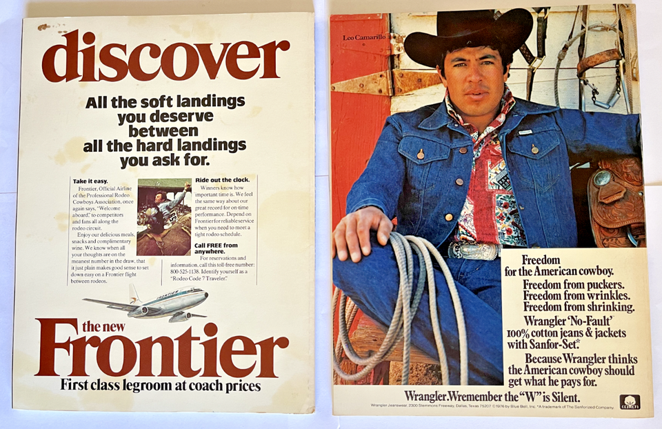 1976 & 1977 RODEO SPORTS NEWS | Championship Edition | PRCA | Lot of 2 ...