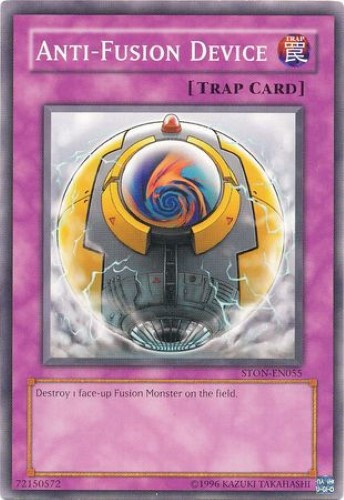 ANTI-FUSION DEVICE (STON-EN055) - YuGiOh Common Various Ed. Trap | eBay ...