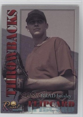2001 Royal Rookies Throwbacks Flipcards /1000 Brad Baisley CC Sabathia ...