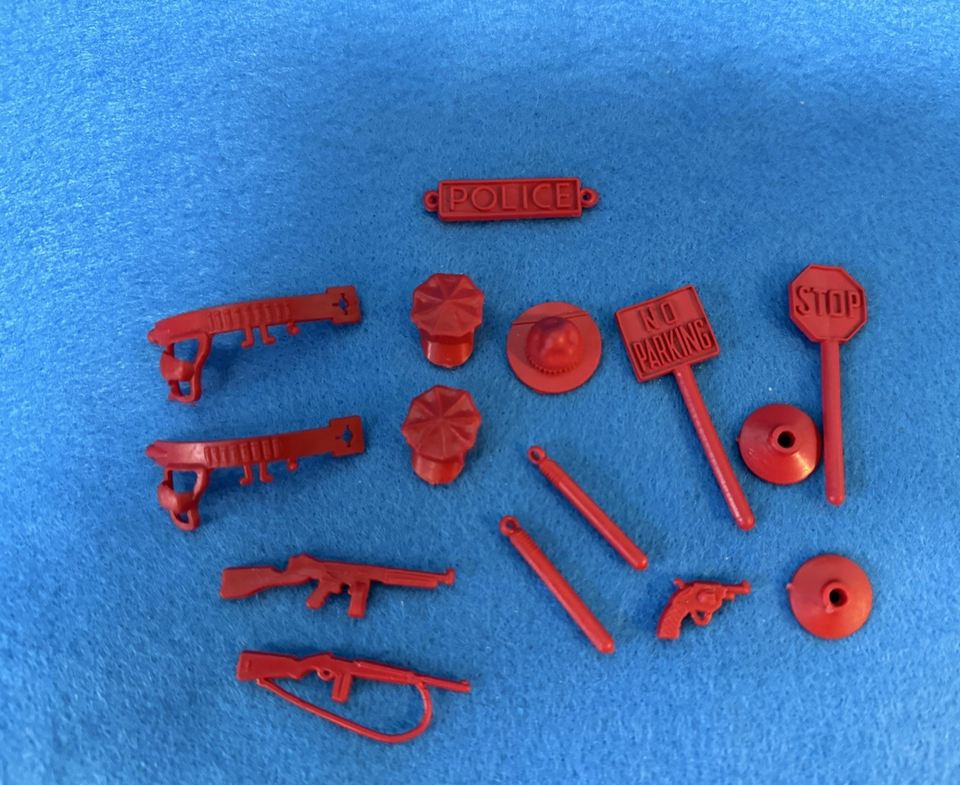 Vintage MPC ring hand Canadian Mounties 15 small accessories and ...