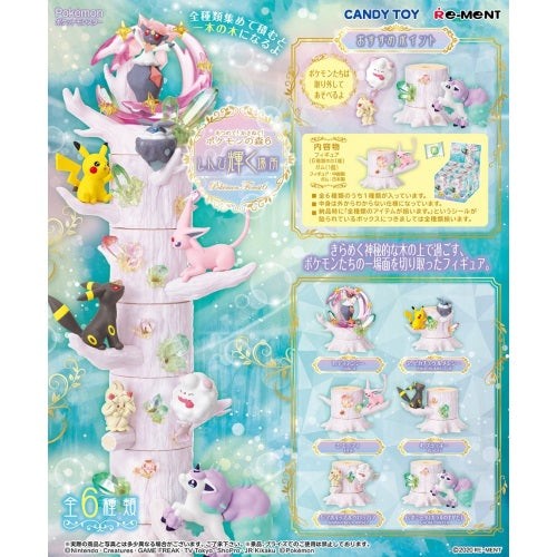 Pokemon Shining Forest Stackable Tree Vol. 06 Re-ment 3-Inch Mini ...