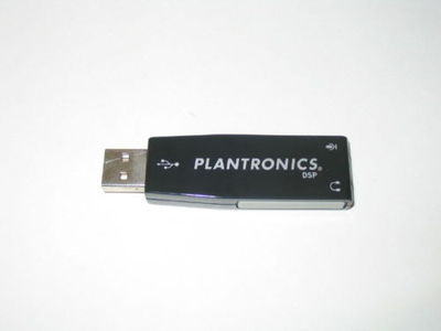 Plantronics DSP Adapter 02 for analog PC Headset dual 3.5mm plugs to PC ...