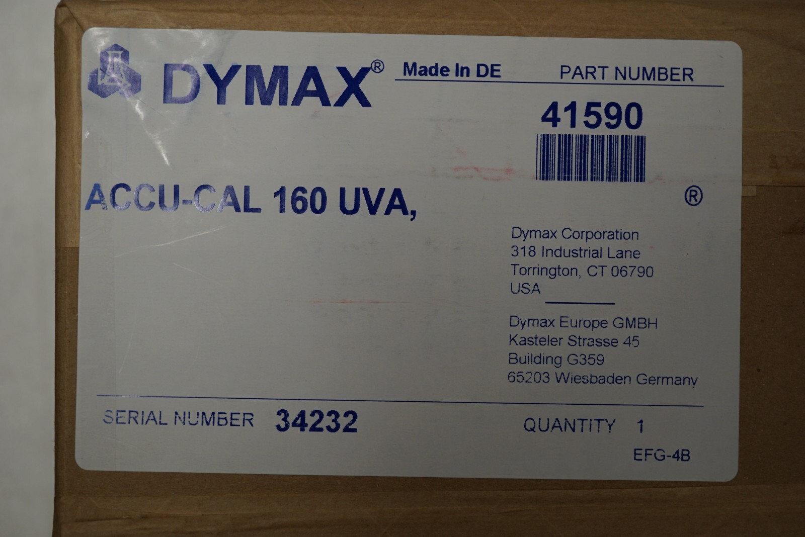 Dymax+41590+ACCU-CAL+160+UVA+Radiometer+for+UV+Curing+Intensity+Dose+Validation for sale online ...