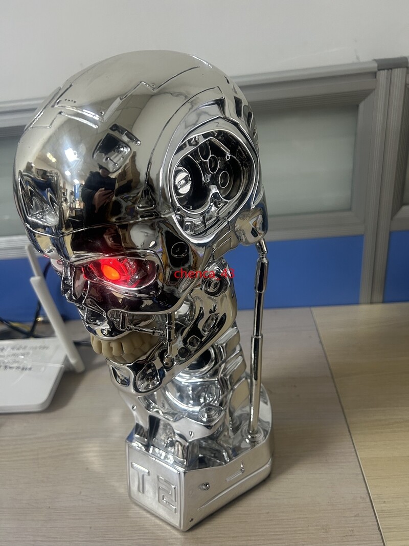 US STOCK!! Terminator T800 1/1 Bust Statue T2 Head Sculpture Resin ...