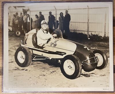 Vintage Auto Racing 8x10 Photo, Bridges Offy Midget Number 7 | eBay