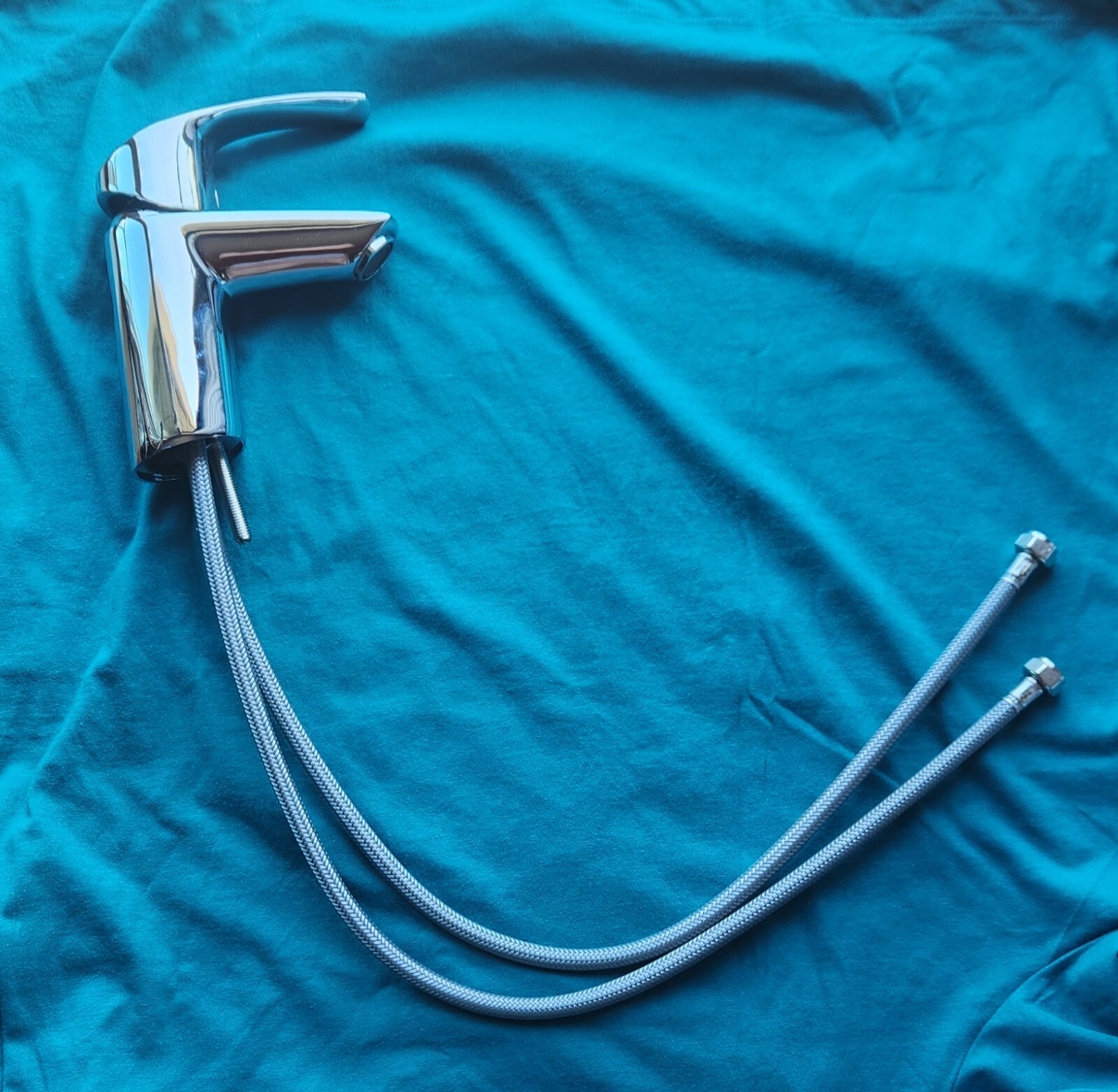 Grohe 3264200A Eurosmart Chrome Bathroom Faucet - w drain assembly ...