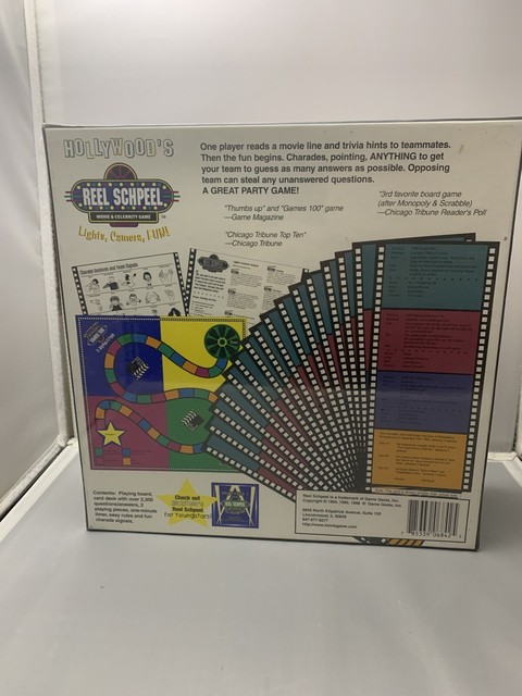 Reel Schpeel The Movie & Celebrity Board GAME 1994 Complete and Clean ...