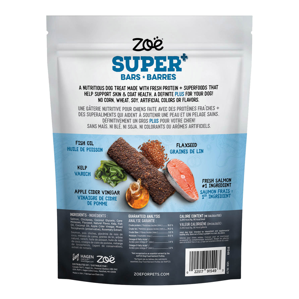 Zoe Super Bars Salmon Recipe 2/2Lb Bags 711181409376 | eBay