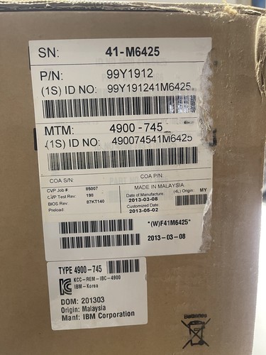 IBM 4900-745 Terminal Compact Gray POS Computer Register Desktop PC | eBay