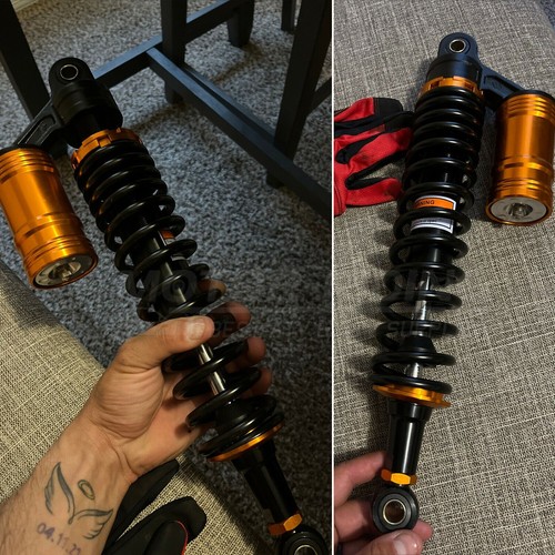 SET For Yamaha Raptor 700R 700 660R YFZ450 Gold Front Shocks Absorbers ...