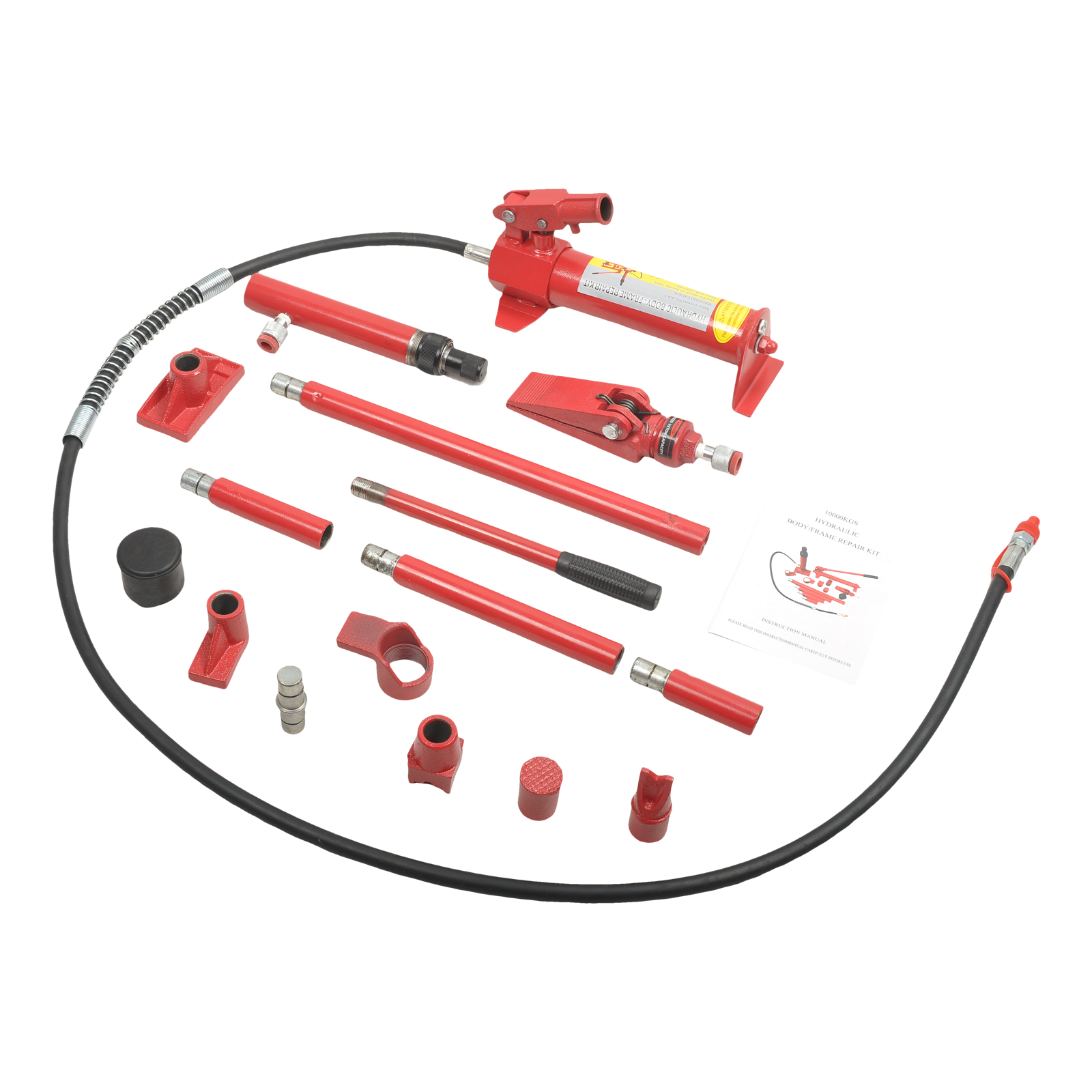 6 Ton Porta Power Hydraulic Jack Body Frame Repair Kit Auto Shop Tool ...