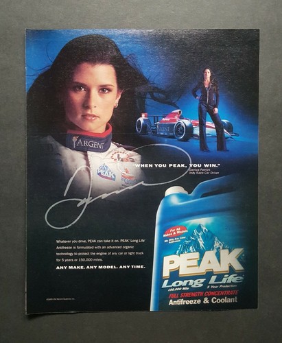 Danica Patrick Peak Antifreeze Vintage Print Ad 2005 | eBay