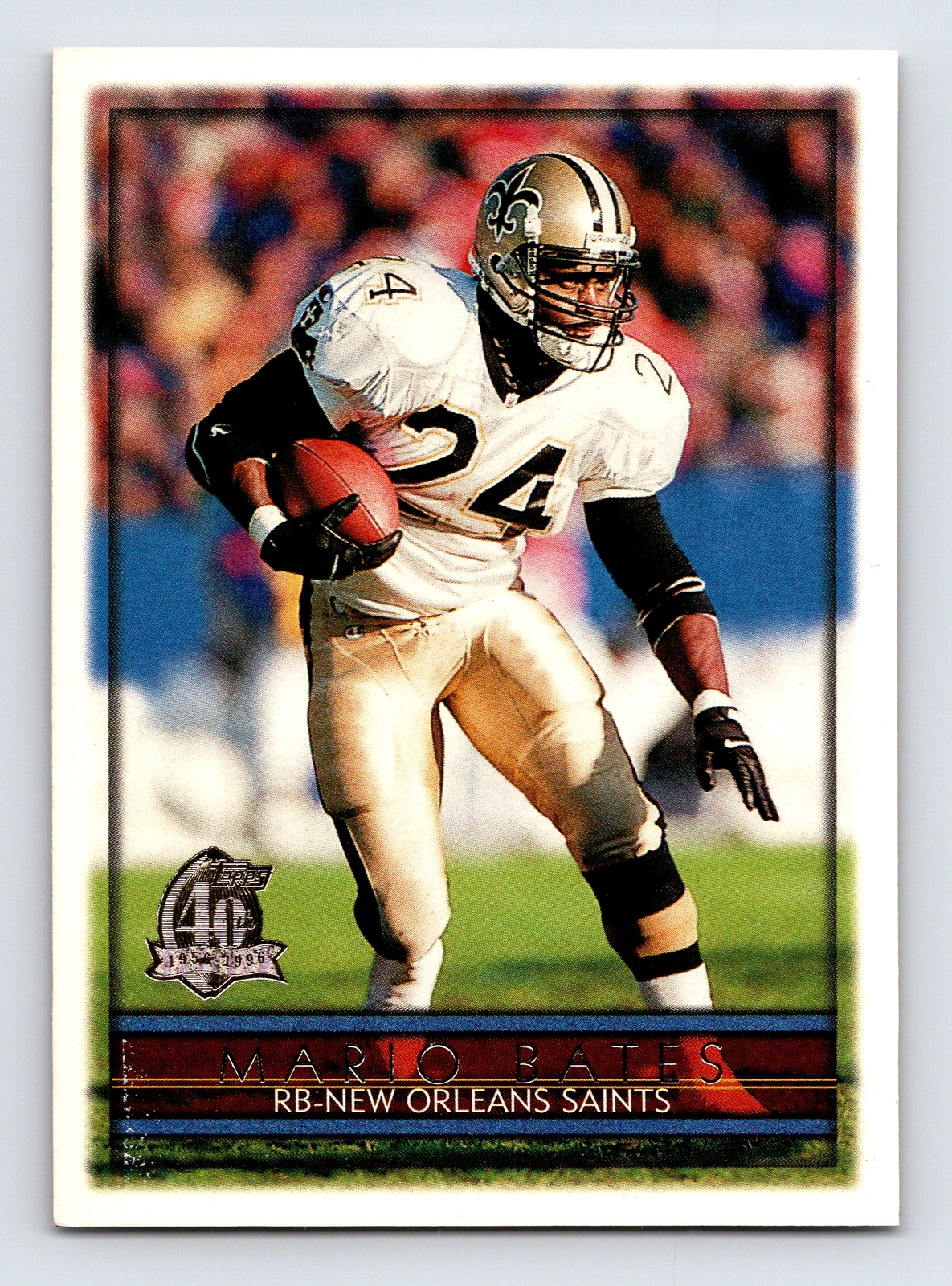 1996 Topps Mario Bates #412 Football New Orleans Saints | eBay