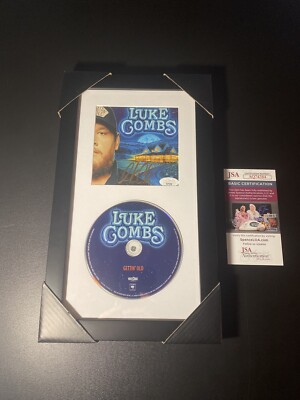 LUKE COMBS AUTOGRAPH SIGNED COUNTRY MUSIC GETTIN’ OLD CD DISPLAY Jsa ...