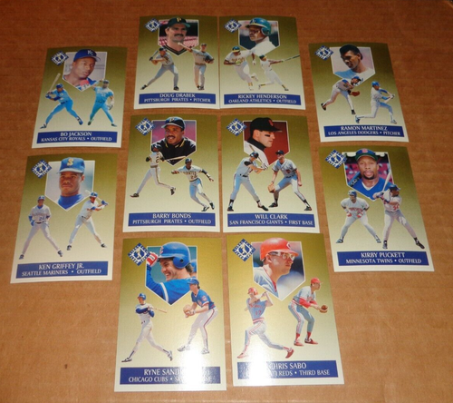 1991 FLEER ULTRA --TEN CARD SETS--BO JACKSON--KEN GRIFFEY--KIRBY PUCKETT--L@@K | eBay