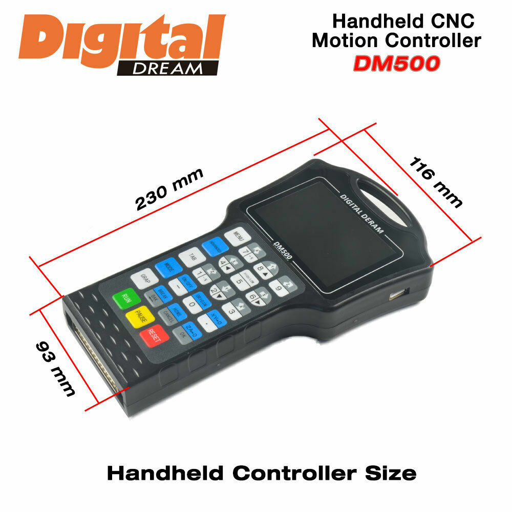 Digital Dream DM500 3/4 Axis CNC Handheld Motion Controller 500Khz | eBay