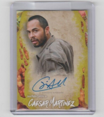 WALKING DEAD SURVIVAL BOX JOSE PABLO CANTILLO/CAESAR AUTOGRAPH CARD ...