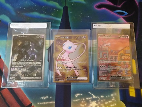 Mew Ex, Mewtwo, Metal Mew Ex | Pokémon 151 UPC Promo Set SEALED (SVP ...