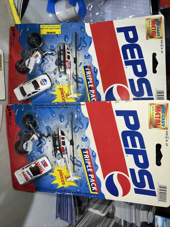 Road Champs Pepsi Monster Truck 1993 & (2) Triple Packs All New Pepsi ...