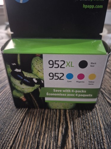 Genuine HP 952XL Black 952 Cyan Magenta Yellow OEM Ink Cartridge Exp ...