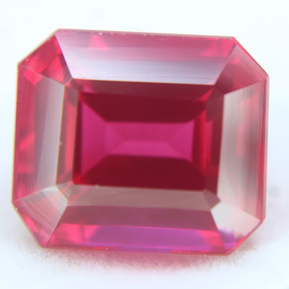 20 Ct Certified Natural Ruby Red Eye Clean Emerald Shape Loose ...