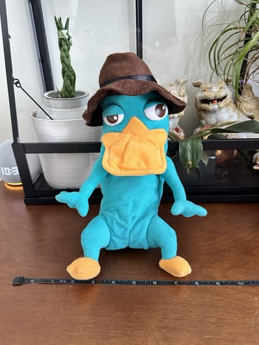 Phineas and Ferb Plush Reversible Perry Platypus Agent P Stuffed Animal ...
