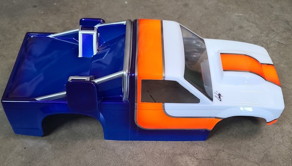 Vintage Painted Rc10t #6130 with florescent stripe. By Andy's Rc 🇺🇸 | eBay