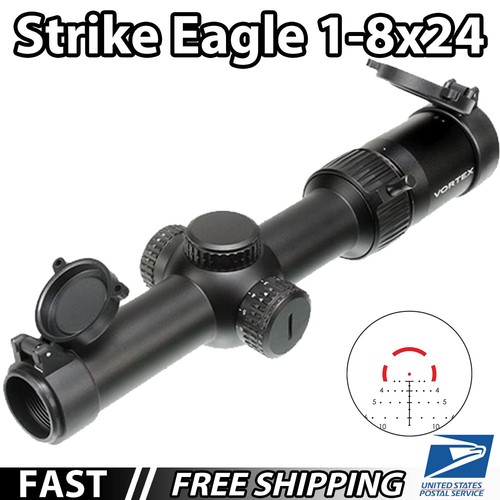 Vortex Strike Eagle 1-8x24mm AR-BDC3 MOA 30mm 2nd Generation -- SE-1824 ...