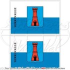 SERRAVALLE Castello Flag SAN MARINO Vinyl Bumper, Decals Stickers 4 ...