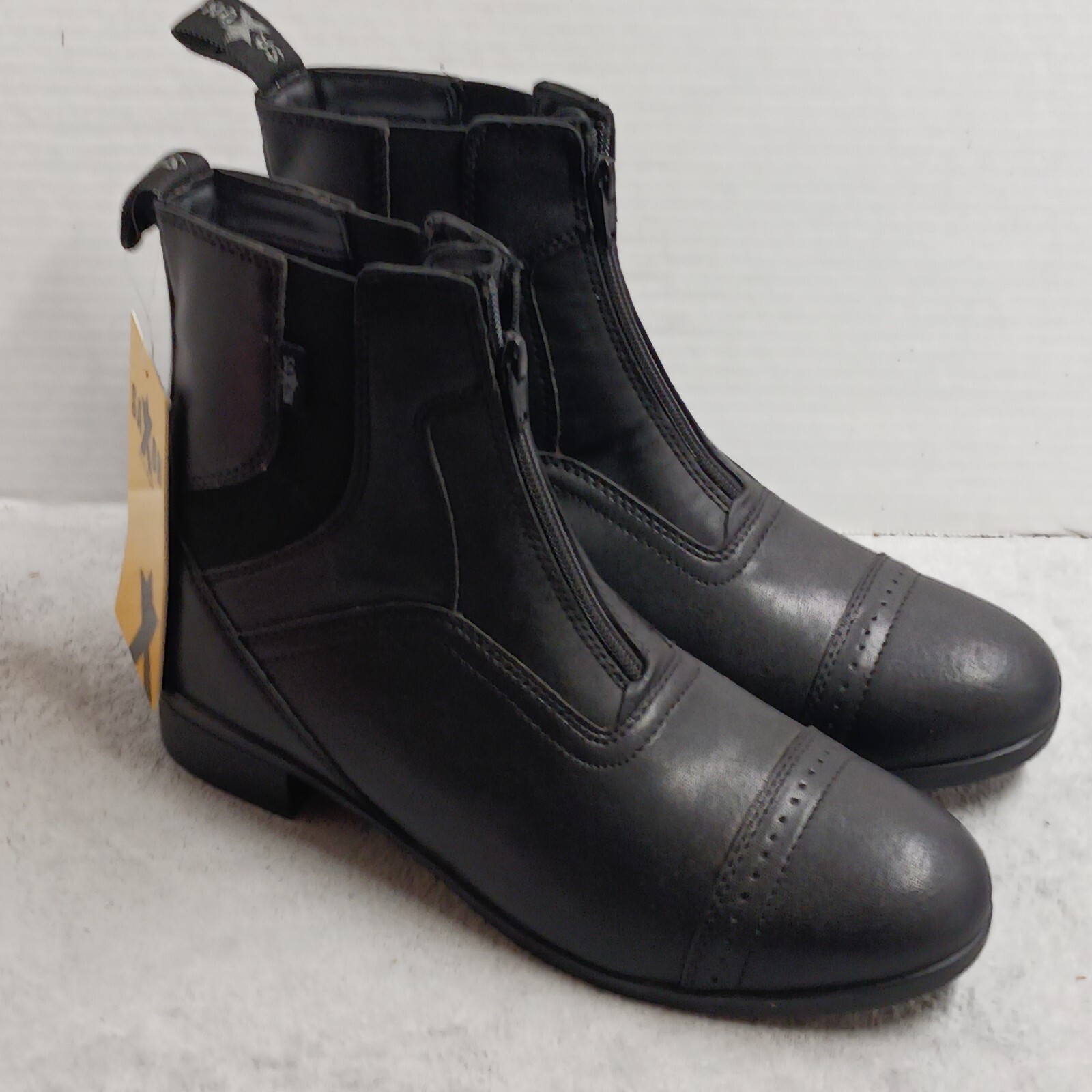 Saxon Ladies Syntovia Womens Size 9 Zip Up Boots Black | eBay