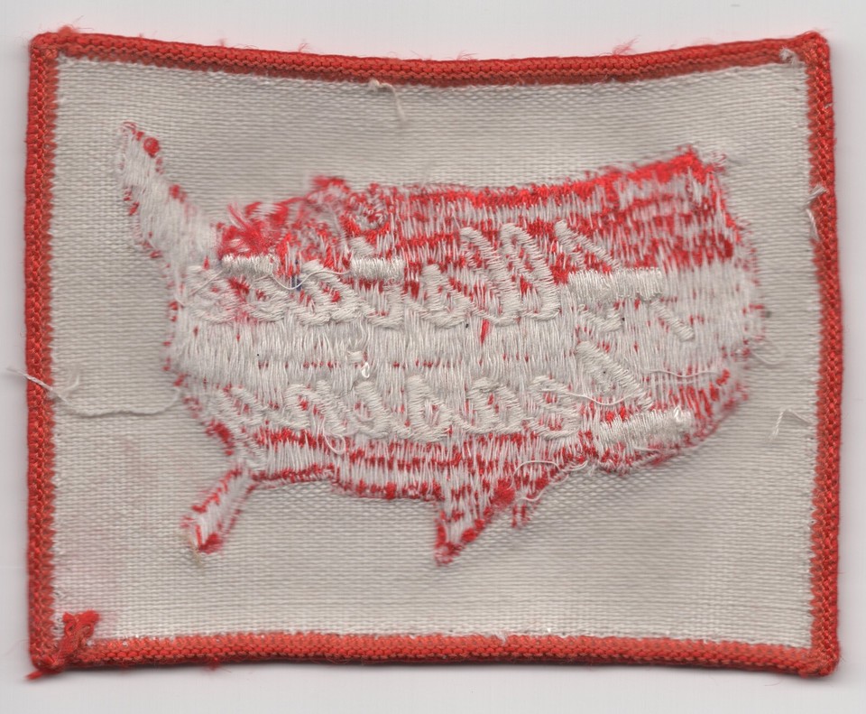 ALLSTATE LEASING Embroidered Uniform Patch Sew-On, White Field & Red ...