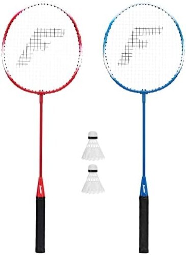 Franklin Sports 2 Player Badminton Racket Set; 2 Rackets with Steel ...