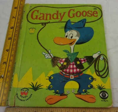 Gandy Goose Terrytoons Wonder books 695 1957 CBS cartoons book | eBay