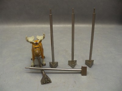 MPM Magnetic Board Support Tooling Pin 6-1/4" x 1" Triangle Lot of 5 | eBay