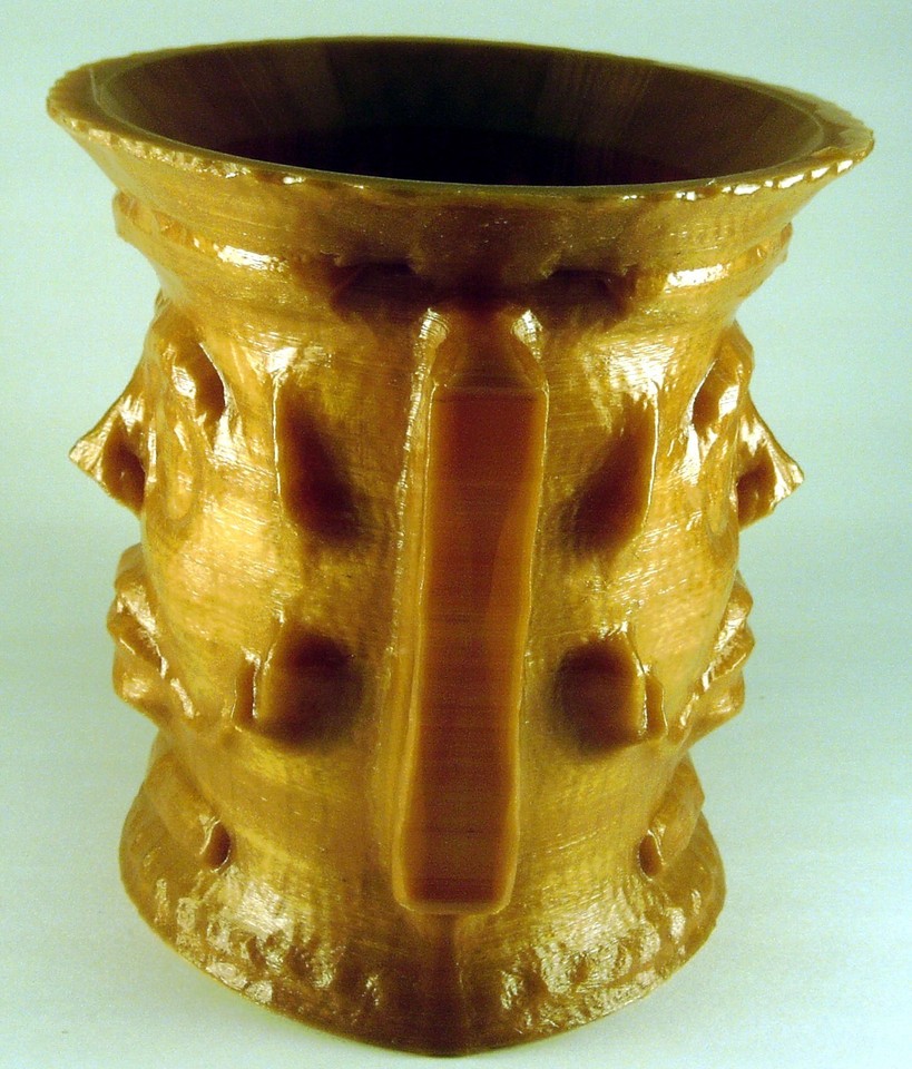 Mayan Planter or Vase - 3D Printed Plastic | eBay