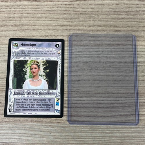 STAR WARS PRINCESS ORGANA SPECIAL EDITION DECIPHER COLLECTABLE TRADING ...