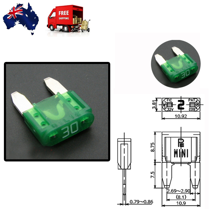 14PCS Spare Fuses Kit FOR Ford Territory SY SZ TX SX TS Ghia Titanium ...