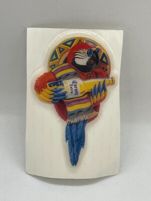 Corona Extra Parrot Puffy Sticker | eBay