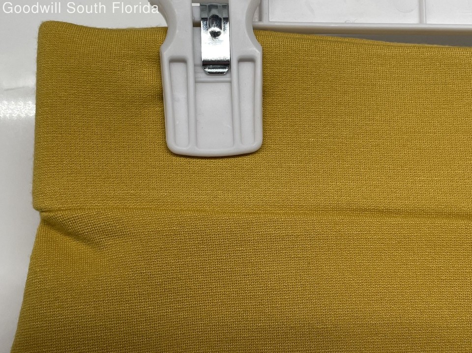 Forever 21 Womens Mustard Flat Front Pull-On Short Mini Skirt Size M ...