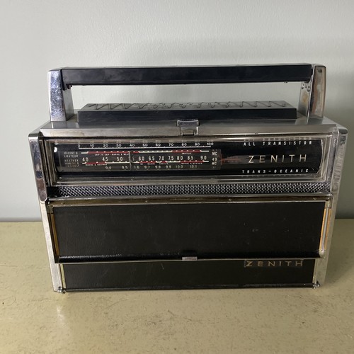 Vintage Zenith Royal 1000 Trans-Oceanic Radio AM, SW 8 Band Untested ...