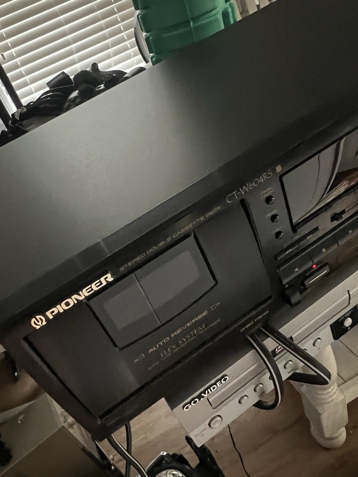 Vintage PIONEER CT-W604RS Stereo Double Digital DOLBY Cassette Deck ...