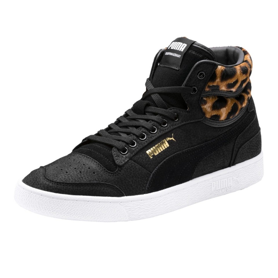 PUMA Ralph Sampson Mid Wild Lace Up Mens Size 4 D Sneakers Casual Shoes ...