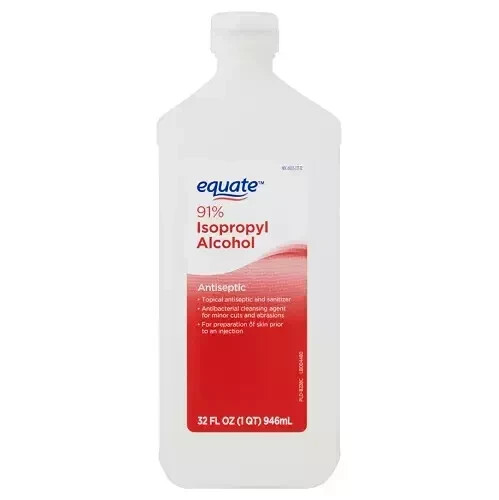Equate 91% Isopropyl Alcohol Antiseptic Liquid, 6 PACK, (6 x 32 fl oz ...